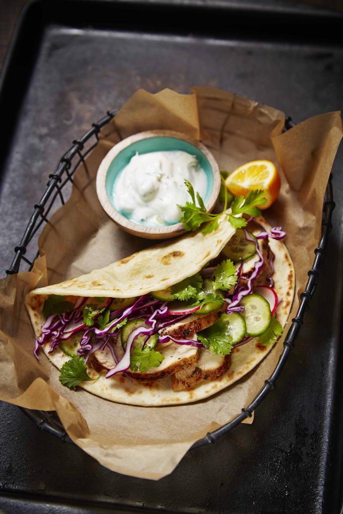 Turkish Chicken Tacos • La Tortilla Factory