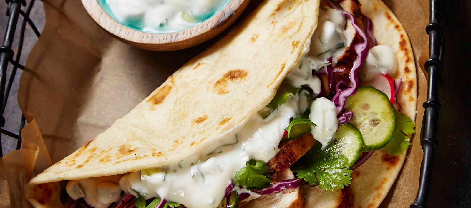 Turkish Chicken Tacos • La Tortilla Factory