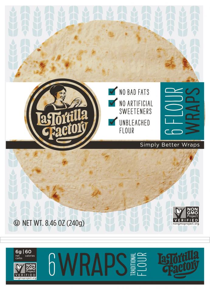 Non-GMO Wraps Archives • La Tortilla Factory