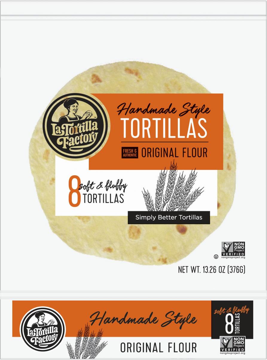 Hand Made Style Tortillas, Original Flour • La Tortilla Factory
