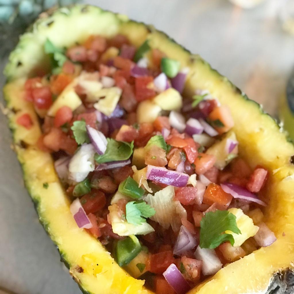 Pineapple Boat Salsa • La Tortilla Factory