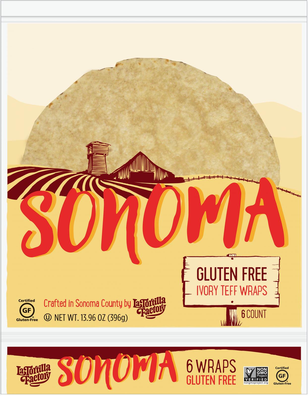 Sonoma Non-GMO & Organic Wraps & Tortillas Archives • La Tortilla Factory